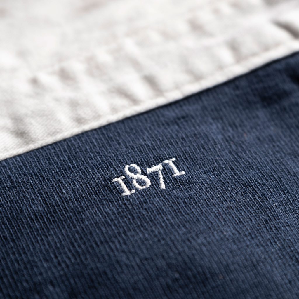 CLASSIC NAVY BLUE 1871 RUGBY SHIRT - BlackandBlue1871