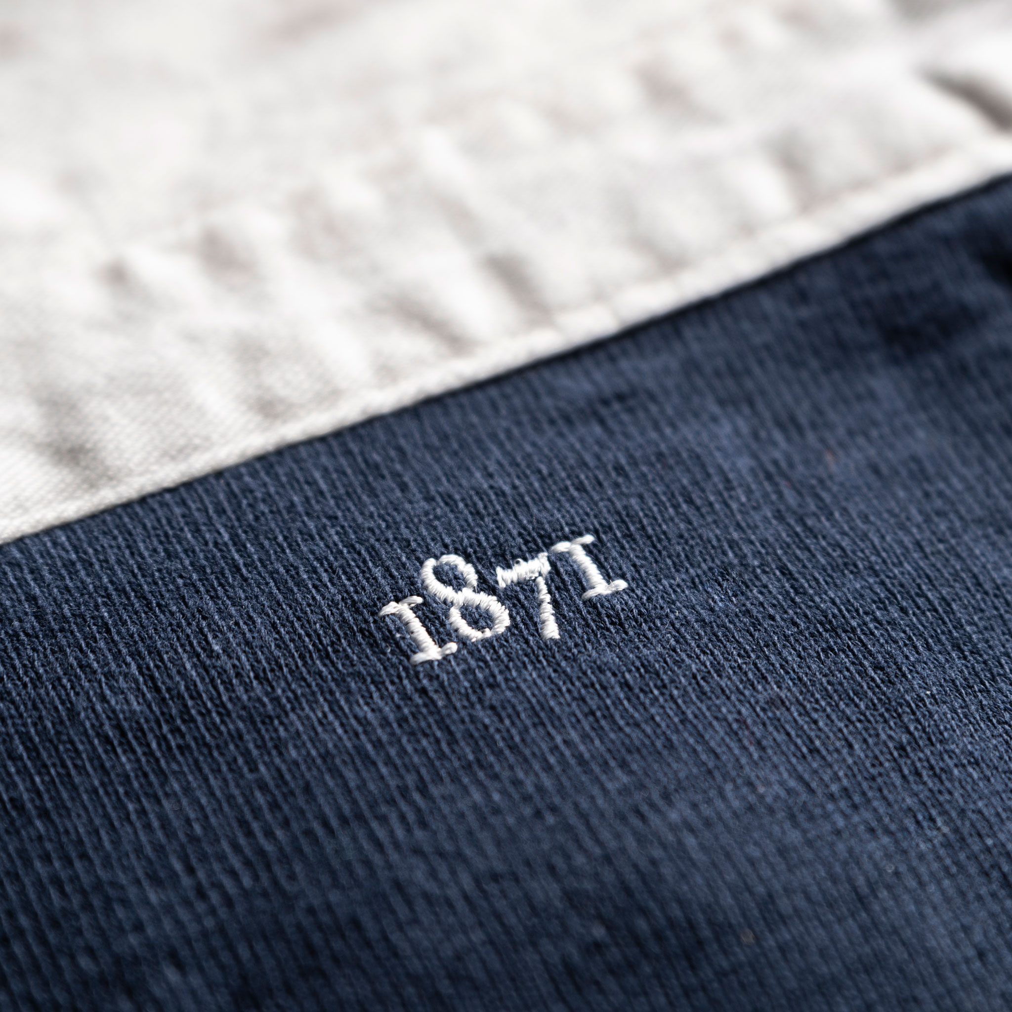 CLASSIC NAVY BLUE 1871 RUGBY SHIRT BlackandBlue1871