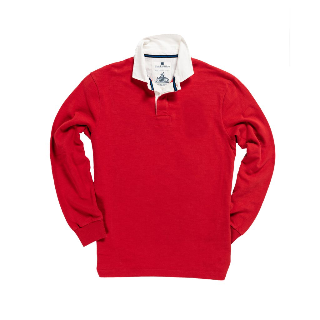 CLASSIC BURGUNDY 1871 RUGBY SHIRT - BlackandBlue1871