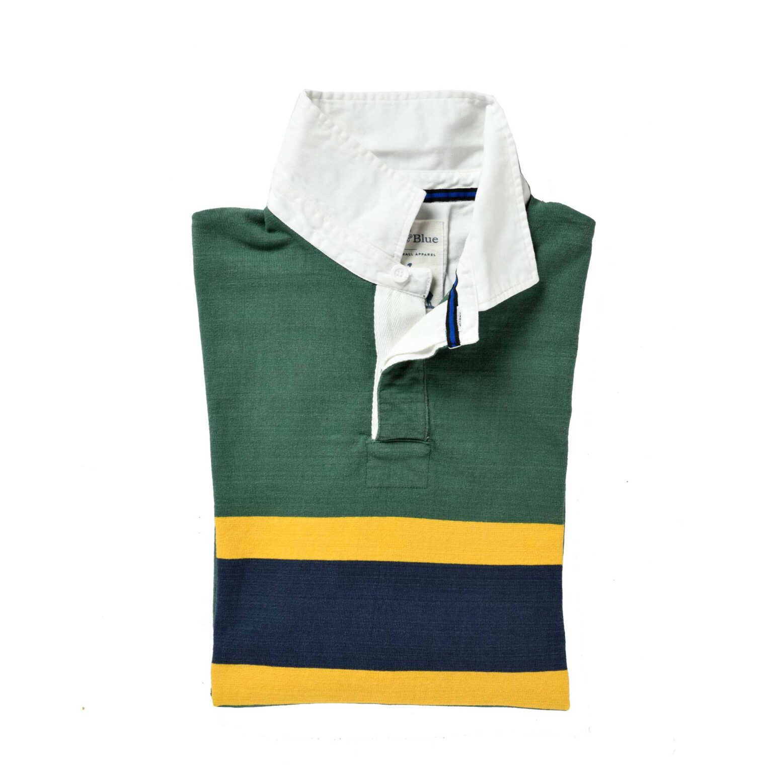 GREEN OUTDOOR HERITAGE RUGBY SHIRT - BlackandBlue1871