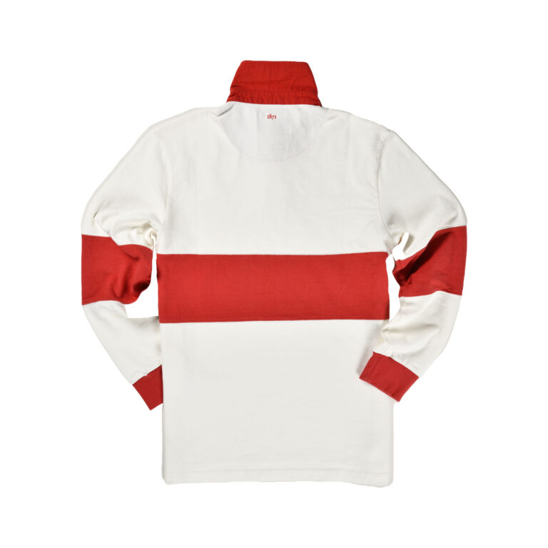 CLASSIC RED HOOP RUGBY SHIRT - BlackandBlue1871